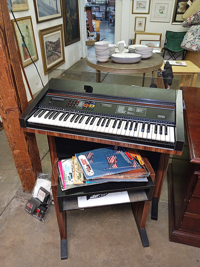 That vintage keyboard isn't just an instrument—it's a time machine to family singalongs and "Heart and Soul" duets of decades past.