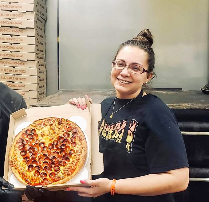 Behind every great pizza is someone who believes in the transformative power of perfectly placed pepperoni.