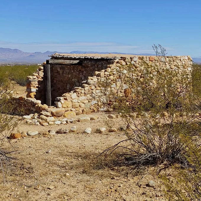 Ancient wisdom in stone – this reconstructed dwelling tells silent stories of those who recognized the value of water in the desert long before us.