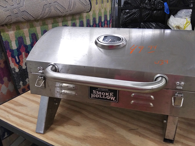 This portable Smoke Hollow grill isn't just cooking equipment – it's summers at the beach and impromptu backyard gatherings waiting to happen.
