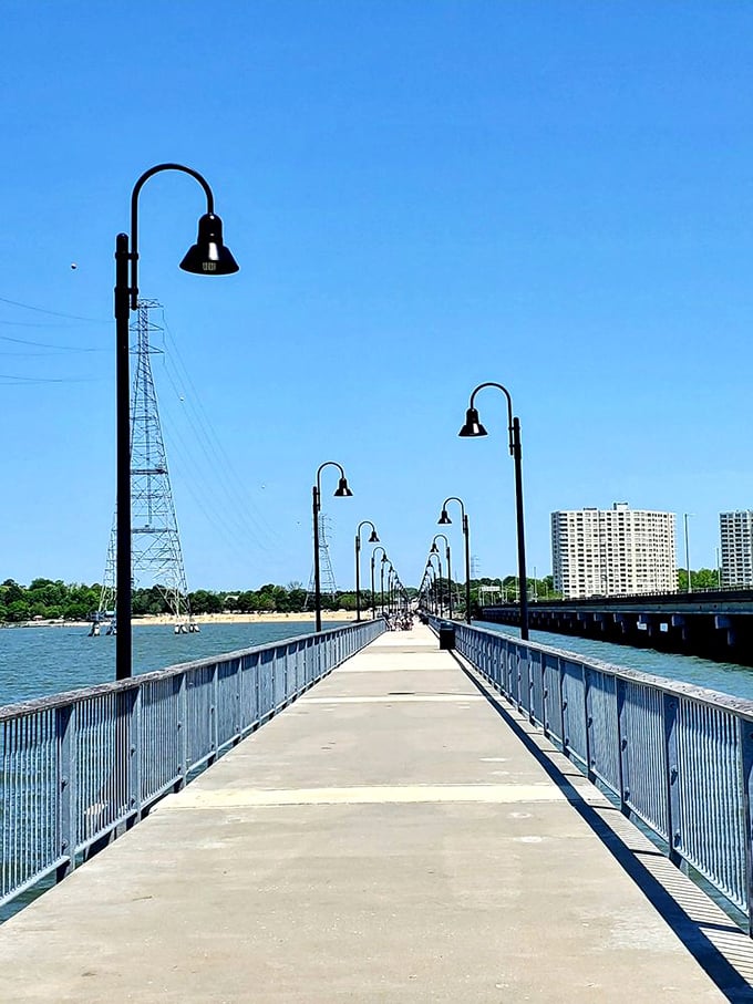 This isn't just a pier—it's the runway where your seafood began its journey to your plate. Worth a post-meal stroll for digestion and reflection.