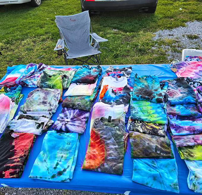 Tie-dye never really dies at Leighty's, where Deadheads and Gen Z shoppers alike can find their perfect psychedelic statement piece.