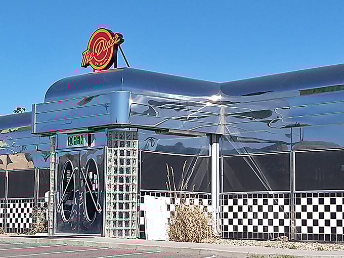The view from inside feels like you've scored a seat in America's collective memory of what diners should be—comfortable, unpretentious, and timeless.