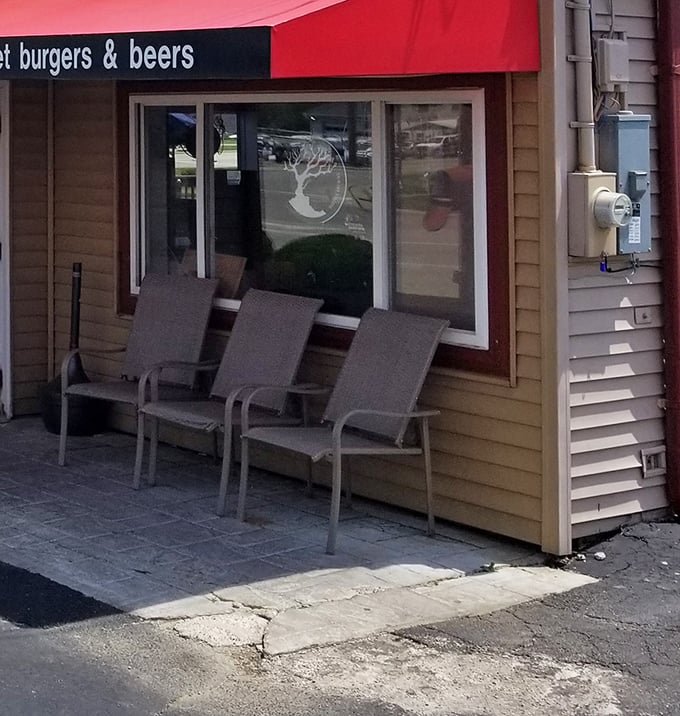 The waiting area—where anticipation builds and strangers become temporary friends united by the universal language of "I'm about to eat something amazing."