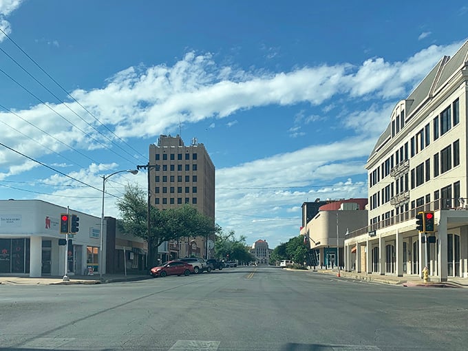 The wide streets of San Angelo invite leisurely exploration, where frontier history meets small-city comfort in West Texas.