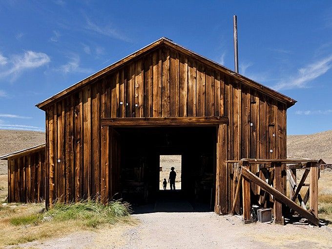 This weathered barn stands as Bodie's silent witness to dreams that once filled these now-empty hills.