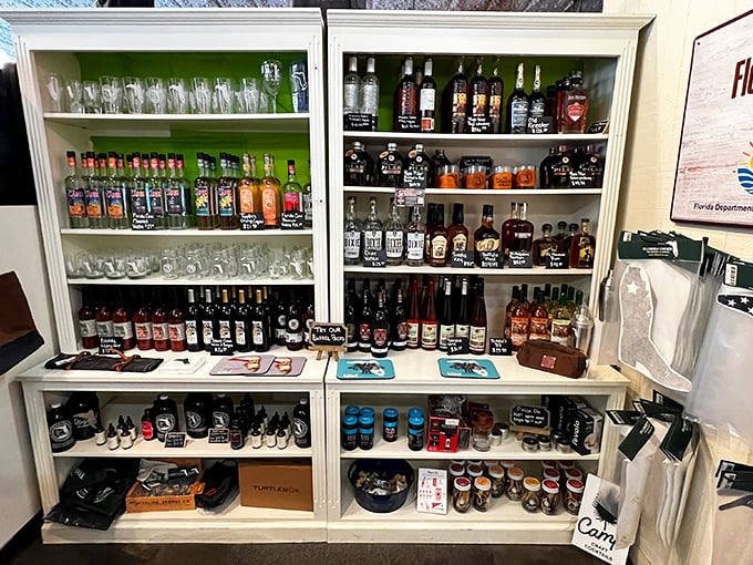 A treasure trove of local sauces and spirits—because the best souvenirs are the ones that keep the flavor memories alive.