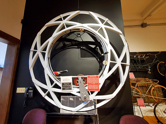 This futuristic 2008 Monovelo looks like something straight out of Tron—proving bicycle innovation never stops rolling forward.