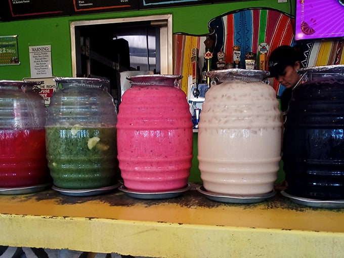 Aguas frescas in jewel-toned glory—these refreshing Mexican beverages cool the palate between bites of spicy perfection.