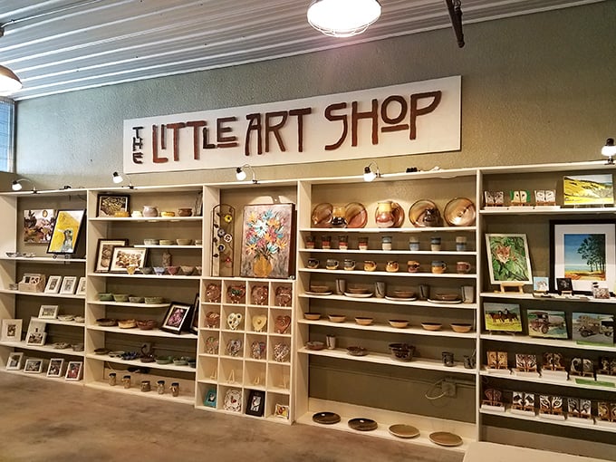 The Little Art Shop showcases local creativity without the pretension – art you can actually afford without selling a kidney.