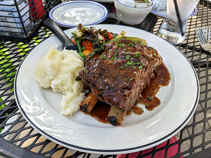 Tender beef ribs that fall off the bone like they're auditioning for a barbecue commercial.