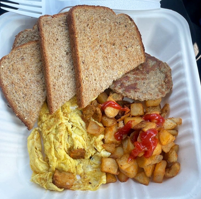 A proper breakfast platter doesn't just feed your body—it negotiates a peace treaty with your hangover and wins every time.