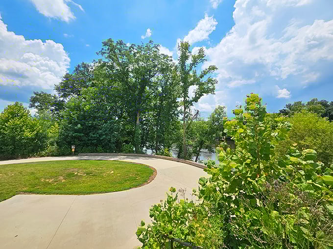 Camden's Riverfront Park offers peaceful water views and winding paths – nature's antidote to doomscrolling.
