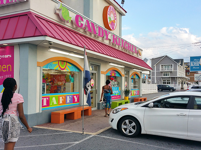Sweet treats and saltwater taffy – because calories don't count when you're at the beach, right?