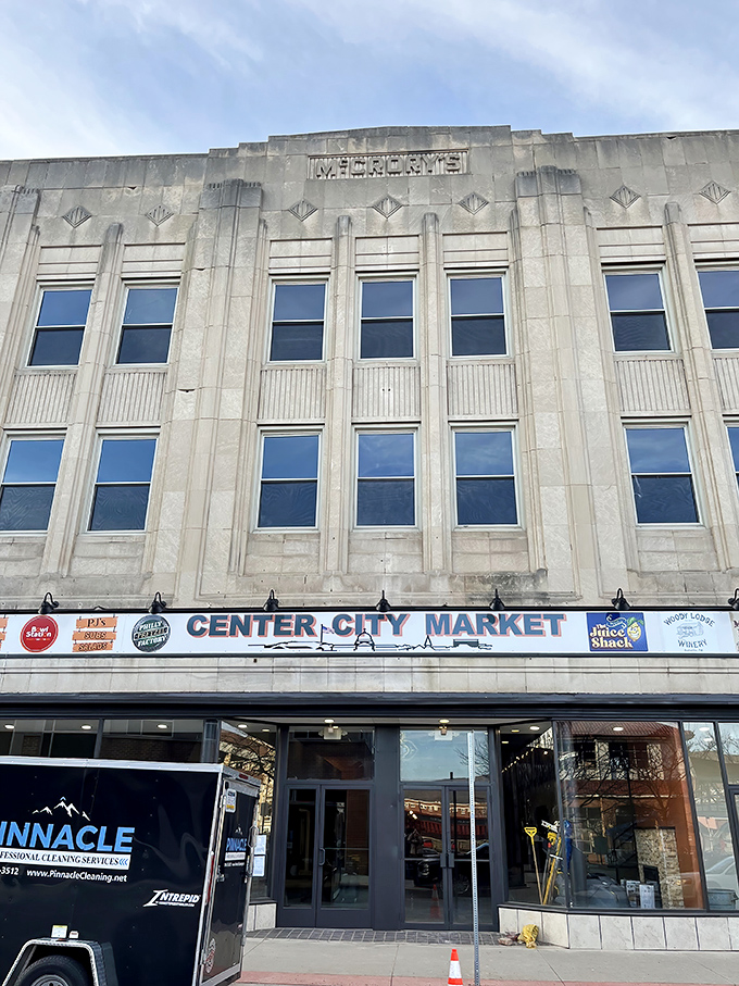 Center City Market brings local vendors together under one historic roof. The Art Deco façade hints at Altoona's golden age while its merchants look firmly toward the future.