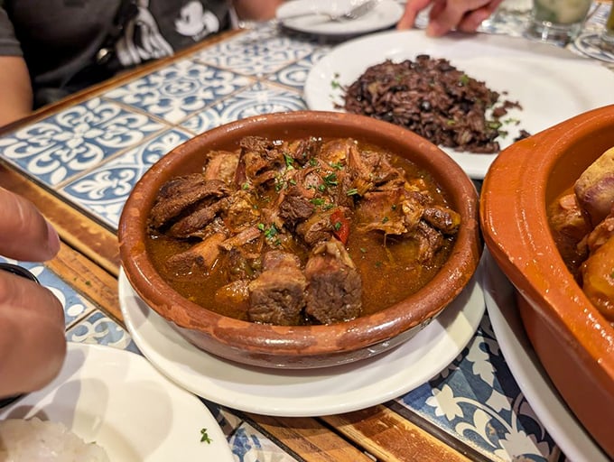 This isn't just stew – it's a savory time machine of tender meat swimming in a sauce worth bottling and taking home.