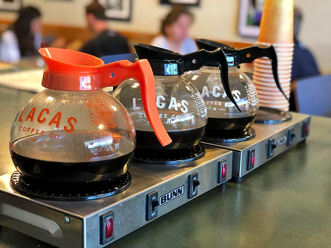 Coffee stations lined with BUNN warmers promise that liquid motivation will flow freely throughout your meal—a sight as beautiful as sunrise.