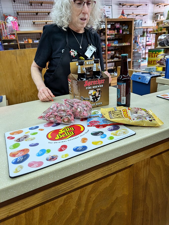 The checkout counter: the final frontier between your sugar fantasies and the harsh reality of your dentist's disapproving stare.