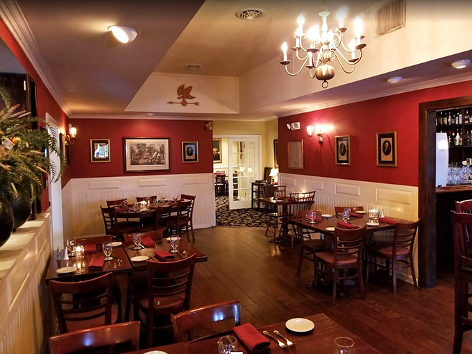 The dining room balances elegance and comfort like a perfectly aged wine—refined enough for celebration, comfortable enough to linger. 