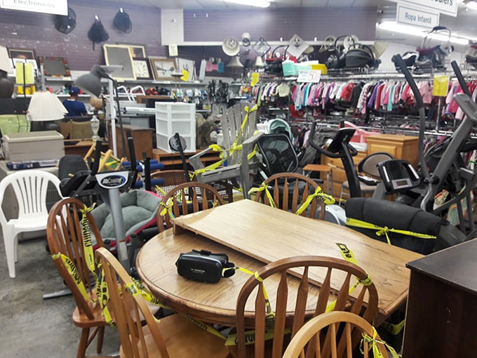 Furniture with character! That dining set has hosted more family dinners than it's letting on – and at this price, it's ready to host yours too.