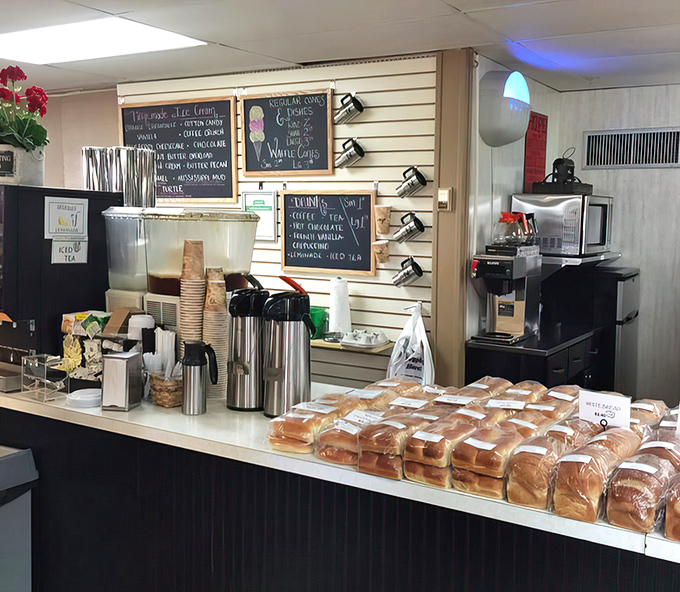 Where bread goes to find its forever home. That coffee station isn't just brewing caffeine—it's creating the perfect companion for whatever pastry you've selected.