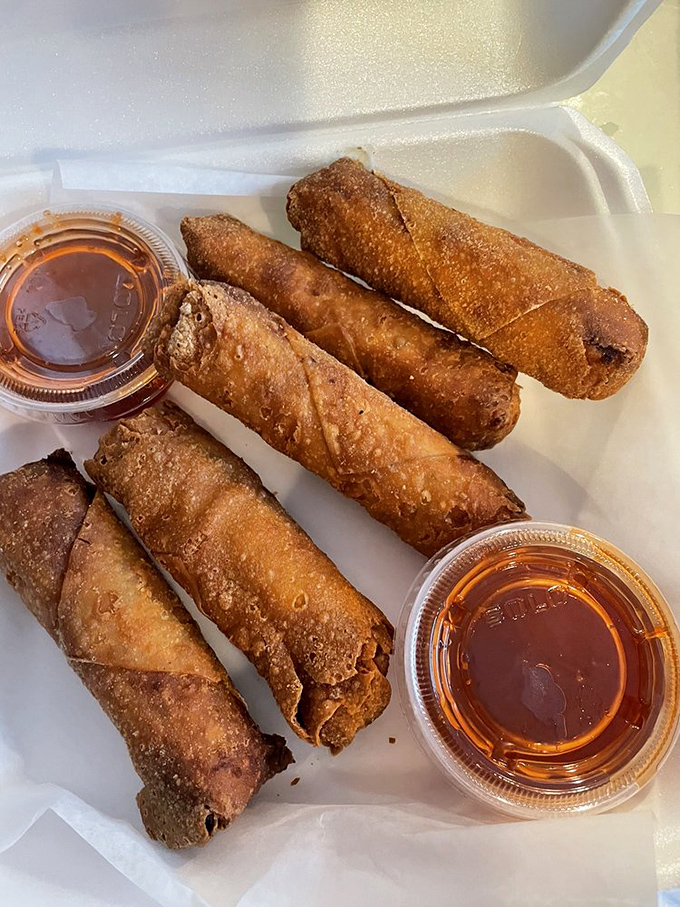These egg rolls arrived golden and crispy, ready to challenge everything you thought you knew.