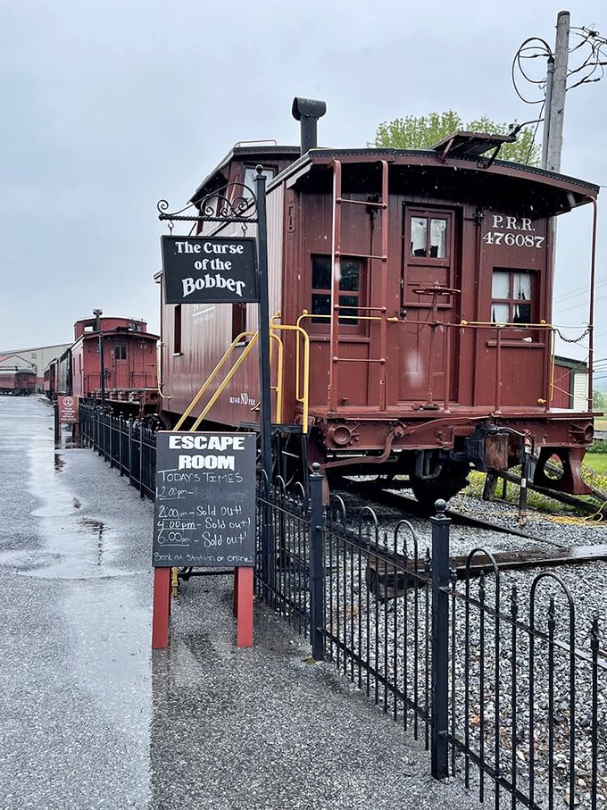 "The Curse of the Bobber" escape room car offers mystery on rails – solve the puzzles before your time, and the train, runs out!