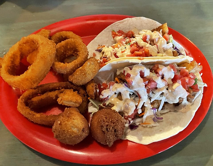 Fish tacos that prove sometimes the best things come wrapped in a warm tortilla embrace.