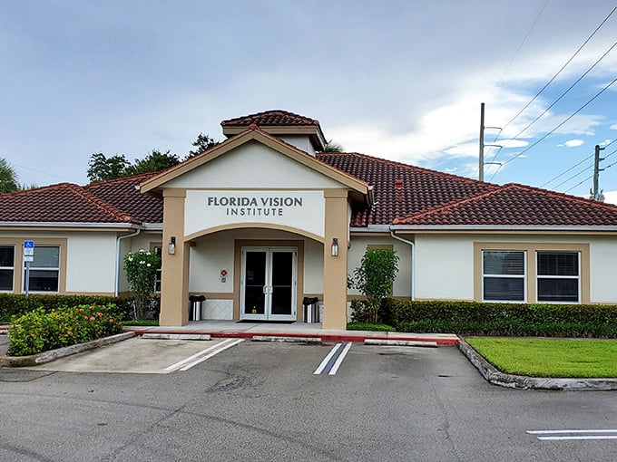 The Florida Vision Institute's Mediterranean-inspired architecture proves that even medical facilities can have style. Palm-lined entrances make even routine eye exams feel like mini-vacations.