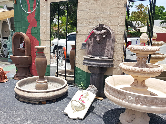 These garden fountains aren't just outdoor decor—they're water features with past lives, waiting to become the centerpiece of someone's patio paradise.