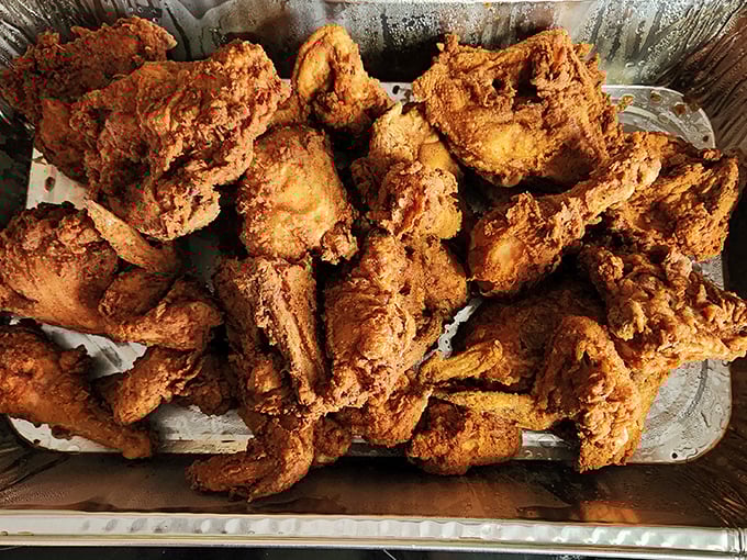 Fried chicken that makes you question every other version you've ever had—golden, crackling, and seasoned all the way through to the bone.