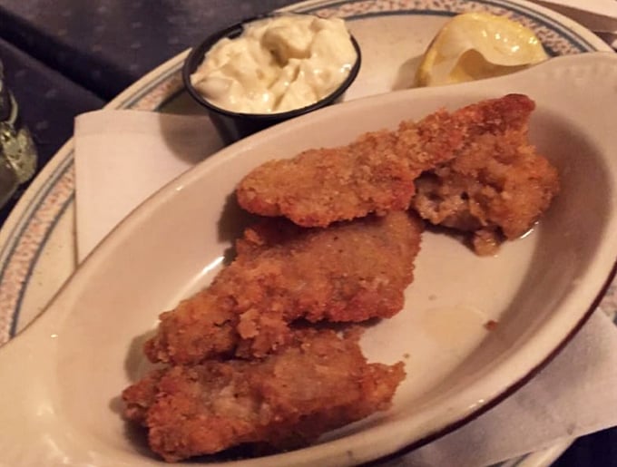 Golden-fried treasures from the sea arrive crispy on the outside, tender within—the perfect opening act for the main event.