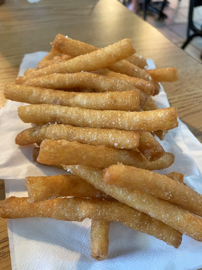 French fries that went to carnival school and graduated with honors – crispy, golden, and slightly rebellious.