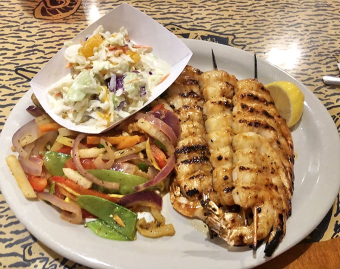 These grilled shrimp skewers with vibrant vegetables could convert even the most dedicated meat-lover to the joys of seafood.