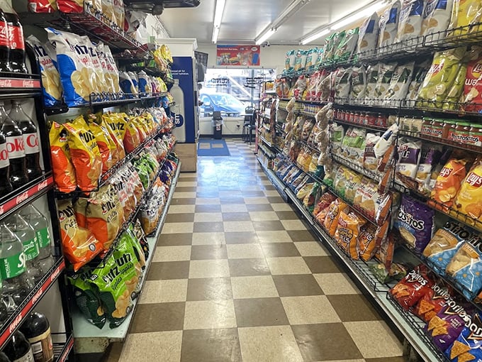 The grocery aisles offer chips and snacks that serve as either appetizers or dessert to your main sandwich event.