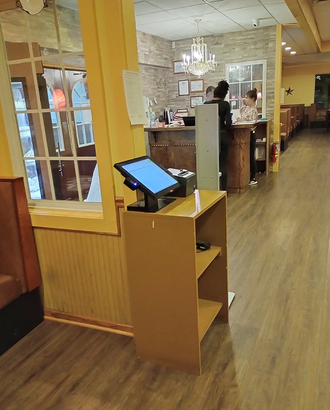 That moment of anticipation at the host station, where you're just minutes away from coffee refills and menu decisions.