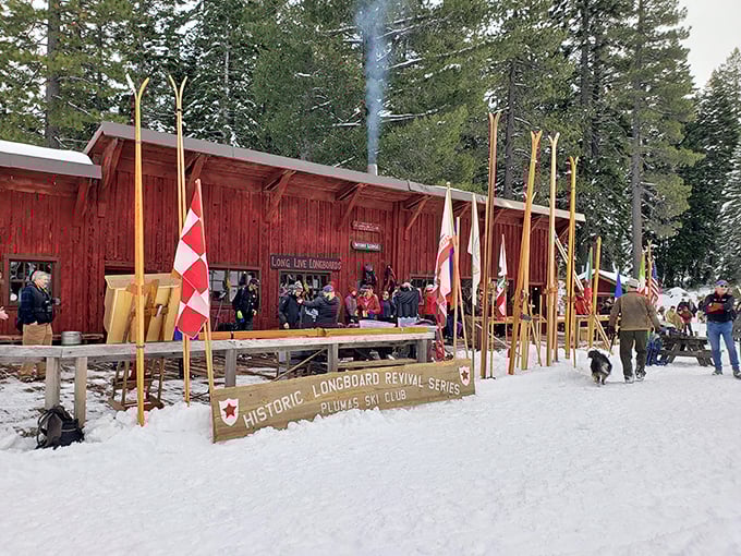 Johnsville's historic ski bowl – proof that Californians have been sliding down mountains since forever.