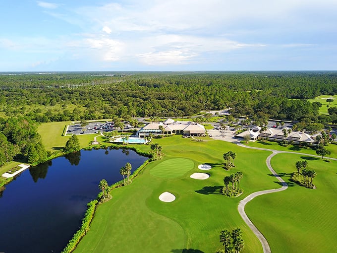 LPGA International: where golf courses are sculpted like works of art. Those water hazards have swallowed more retirement funds than impulse purchases on QVC.