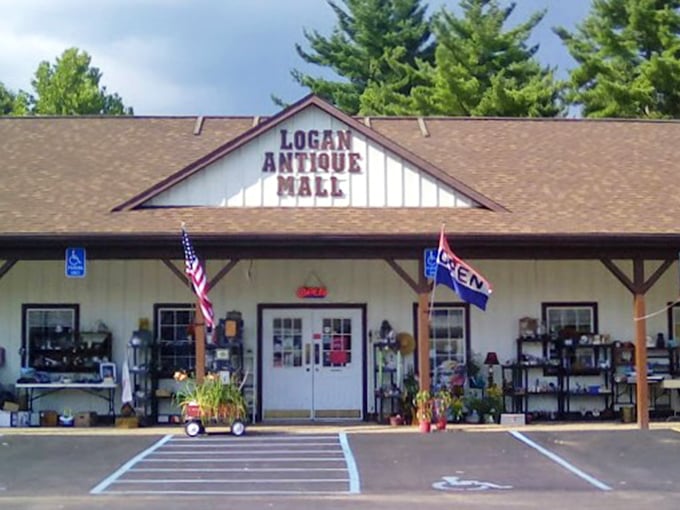 The Logan Antique Mall promises treasure hunting adventures where one person's discarded pasta maker becomes another's prized kitchen conversation piece.