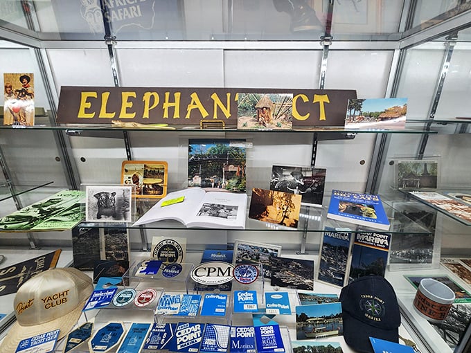 From Cedar Point memorabilia to carousel collectibles – a treasure trove for nostalgia hunters and history buffs alike.