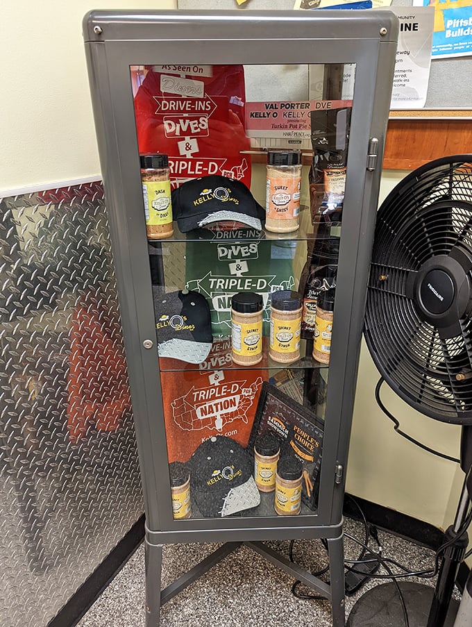 When the food is this good, you want to take the flavors home—seasoning blends and merch let you extend the experience.