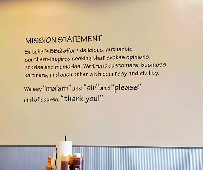 A mission statement that boils down to "good food and good manners." In a world of complicated philosophies, this one's refreshingly straightforward.