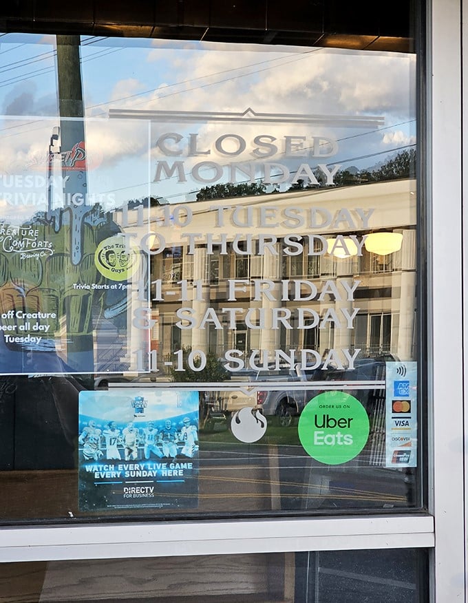 The hours posted on the door might as well read "Times When Happiness Is Served"—plan accordingly and arrive hungry.