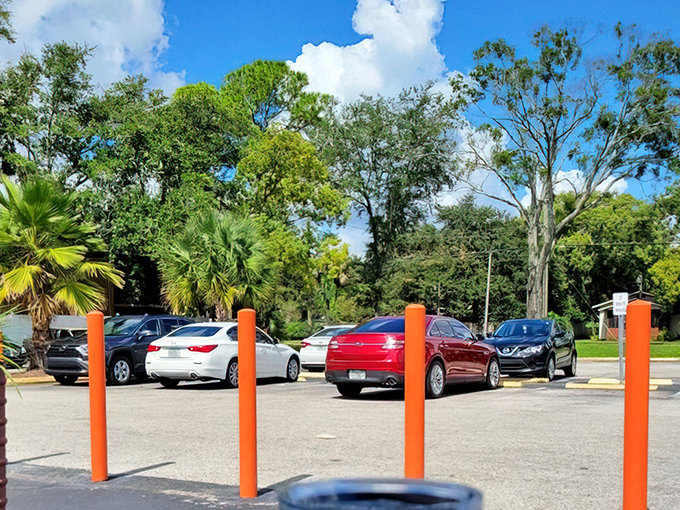Even in Florida's lush paradise, cars line up like pilgrims at a shrine – the parking lot of a great sandwich shop tells its own story.