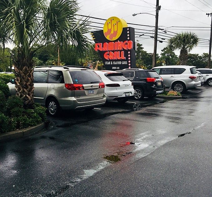 A packed parking lot tells the real story – when locals and visitors alike are willing to wait for a table, you know you've found something special.