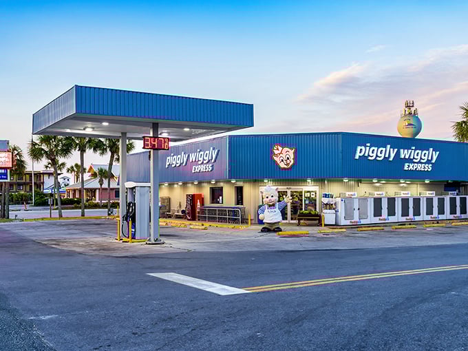 The Piggly Wiggly isn't just a grocery store—it's an island institution where vacation meal plans begin and end with equal parts ambition and practicality.