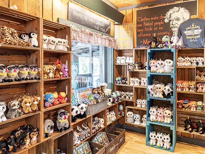 Even the plush toys look well-fed and happy—they've clearly been listening to diners rave about the food.