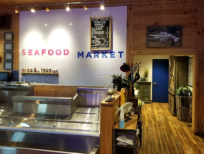 The seafood market area reminds you that freshness isn't just a promise—it's the foundation of everything that makes this place special.