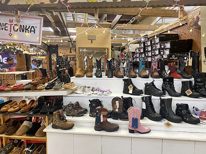 Boot and shoe paradise for every style and season—from cowboy kicks to hiking helpers, all waiting to carry you to your next adventure.