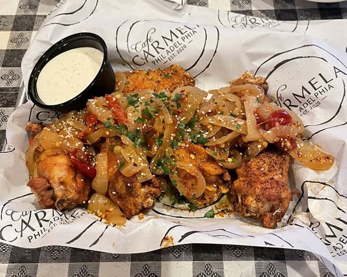 Sicilian wings that make Buffalo wonder if it's been doing things wrong this whole time.